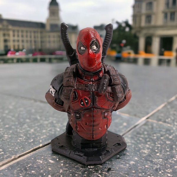 Deadpool 3d Print Bust - Etsy