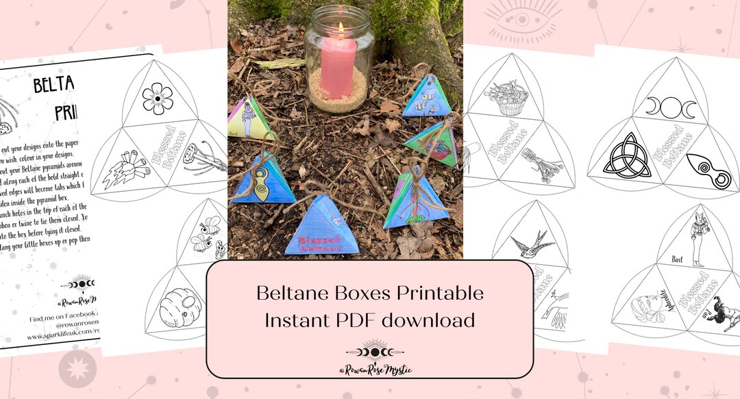 Beltane Boxes Printable - Etsy