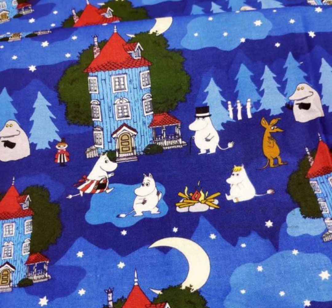 Cartoon Moomin Cotton Fabric , DIY - Etsy