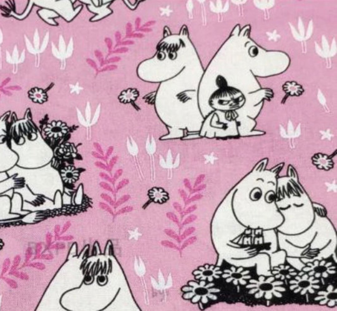 Cartoon Moomin Cotton Fabric , DIY - Etsy