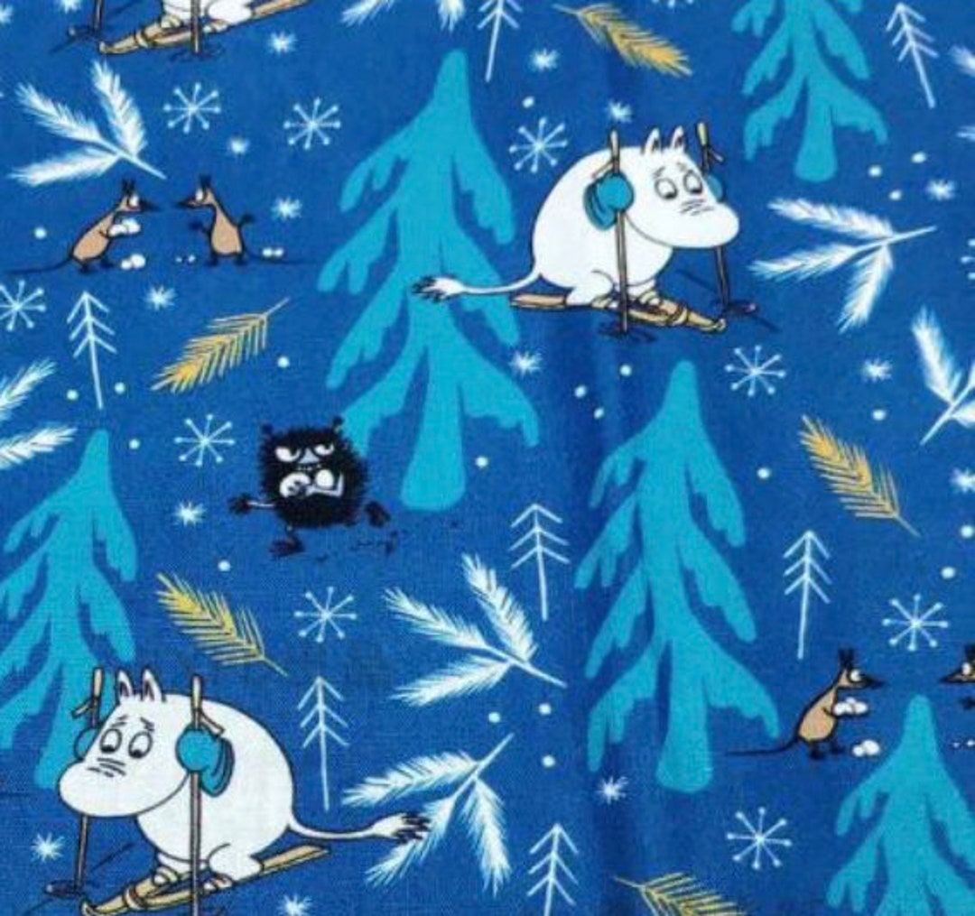 Cartoon Moomin Cotton Fabric , DIY - Etsy
