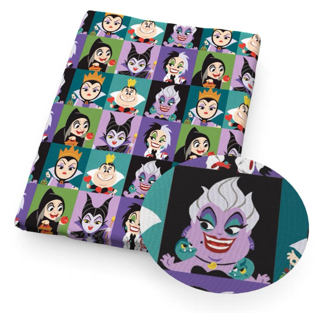 Disney Evil Maleficent Cotton Fabric , DIY - Etsy