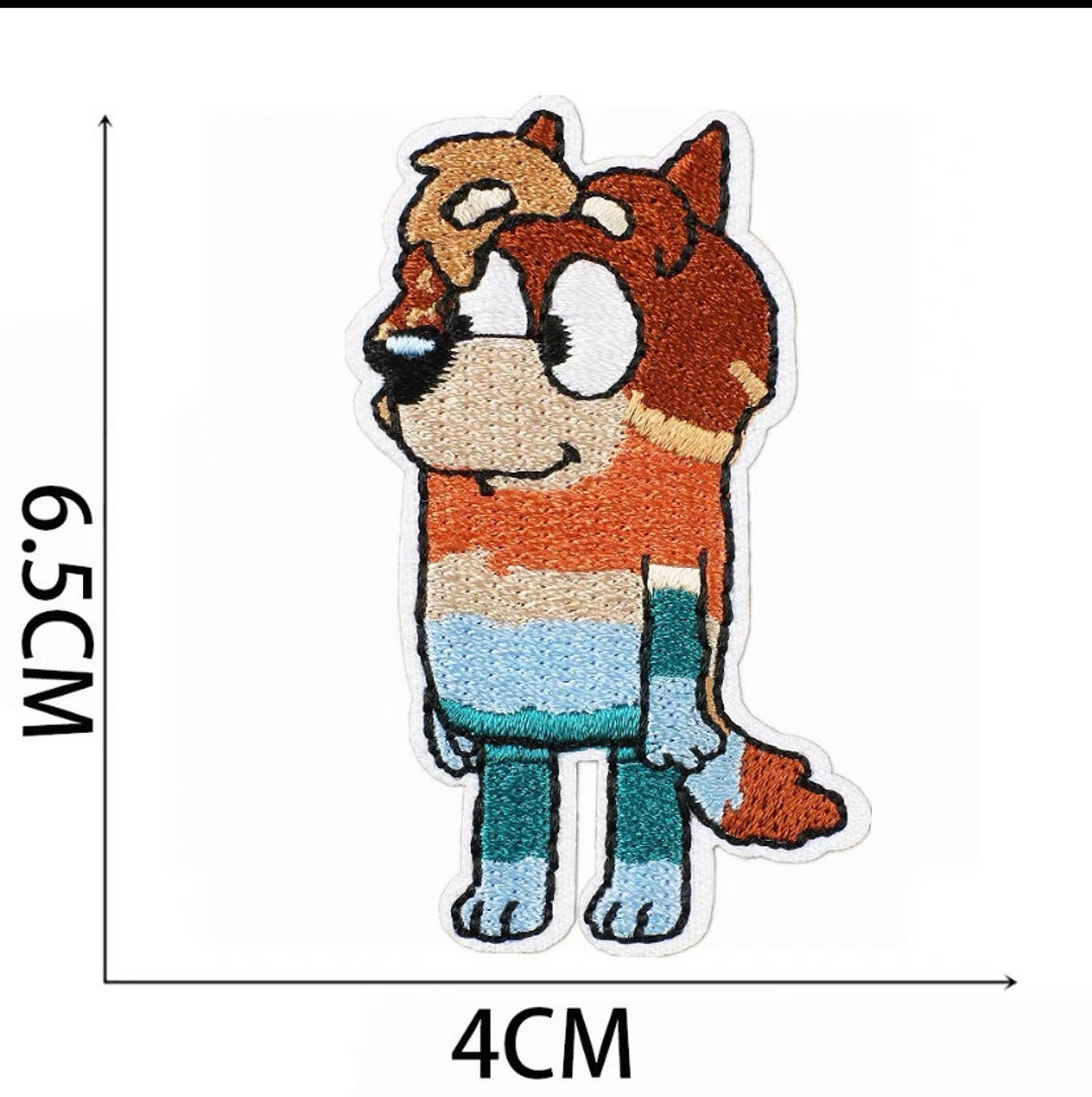 Bluey and Bingo Iron On, Sew on Patches, Embroidery Applique - Etsy