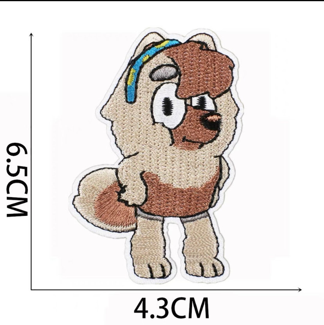Bluey and Bingo Iron On, Sew on Patches, Embroidery Applique - Etsy