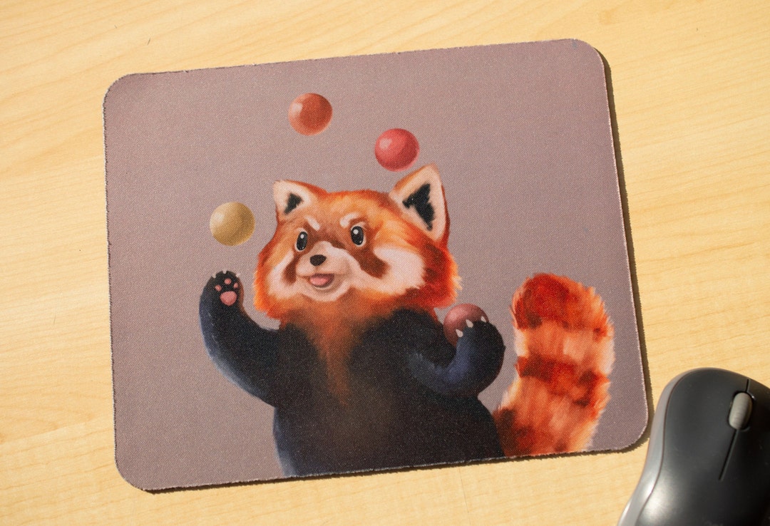 Red Panda Mouse Pad - Etsy