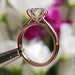 Vintage Inspired Engagement Ring Cathedral Setting Filigree Art Deco ...