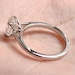 Oval Cathedral Engagement Ring 2 Carat Oval Cut Tulip Prong Basket ...