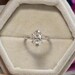 Vintage Cathedral Set Milgrain Filigree Hidden Bridge Ring, White Gold ...