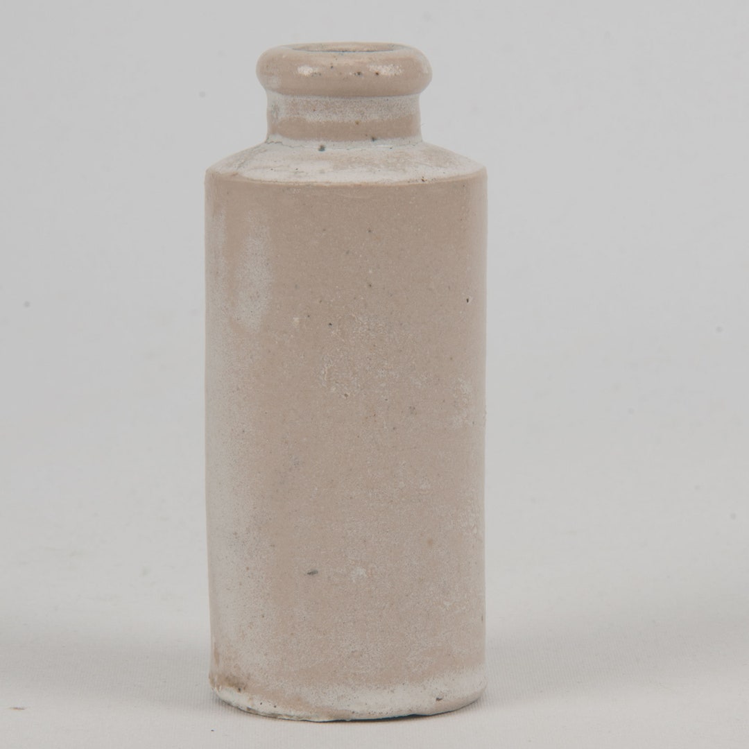 Vintage Stoneware Ink Bottle, Scottish, Antique, Earthenware Bottle ...