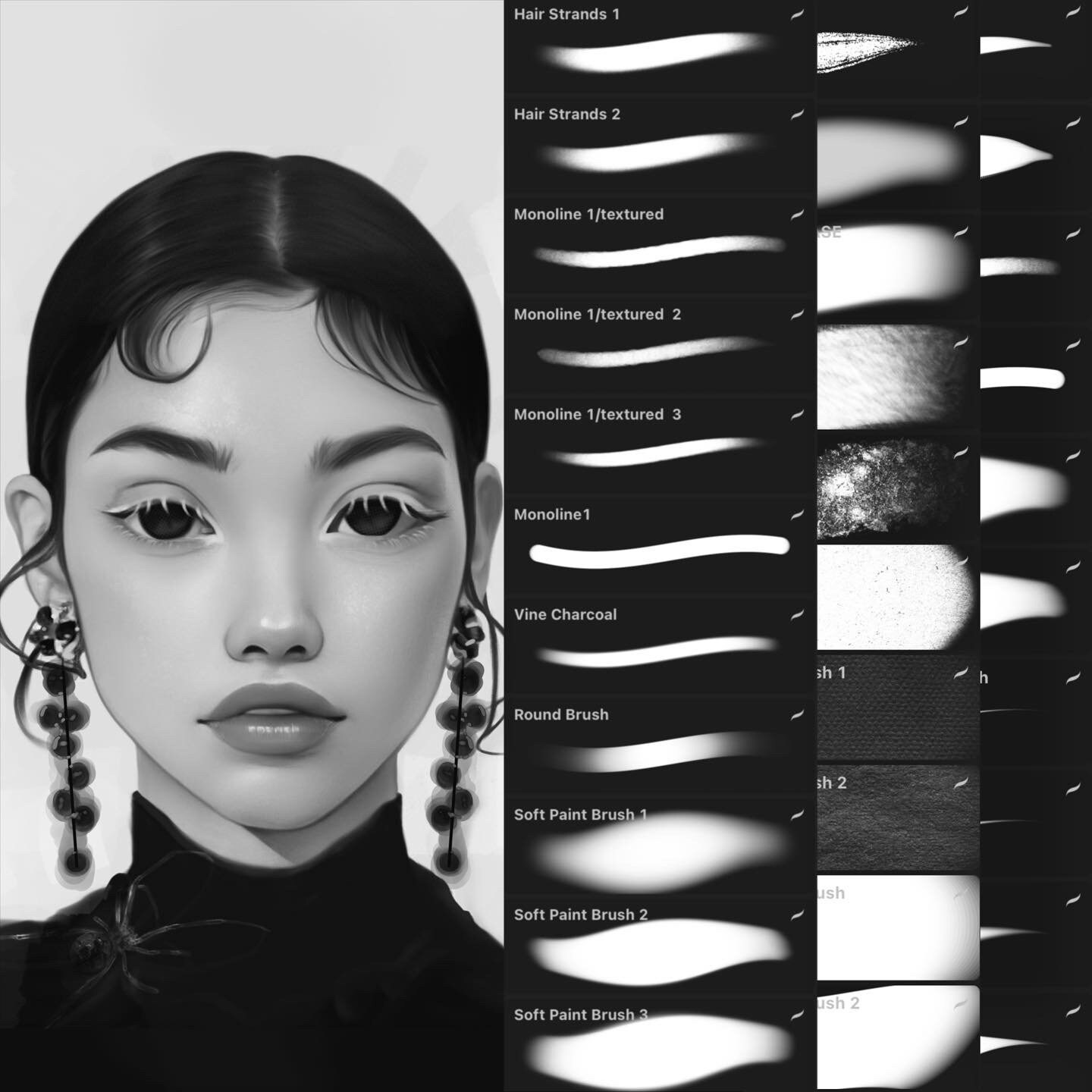 Custom Procreate Brushes 80 Brushes Full Set - Etsy