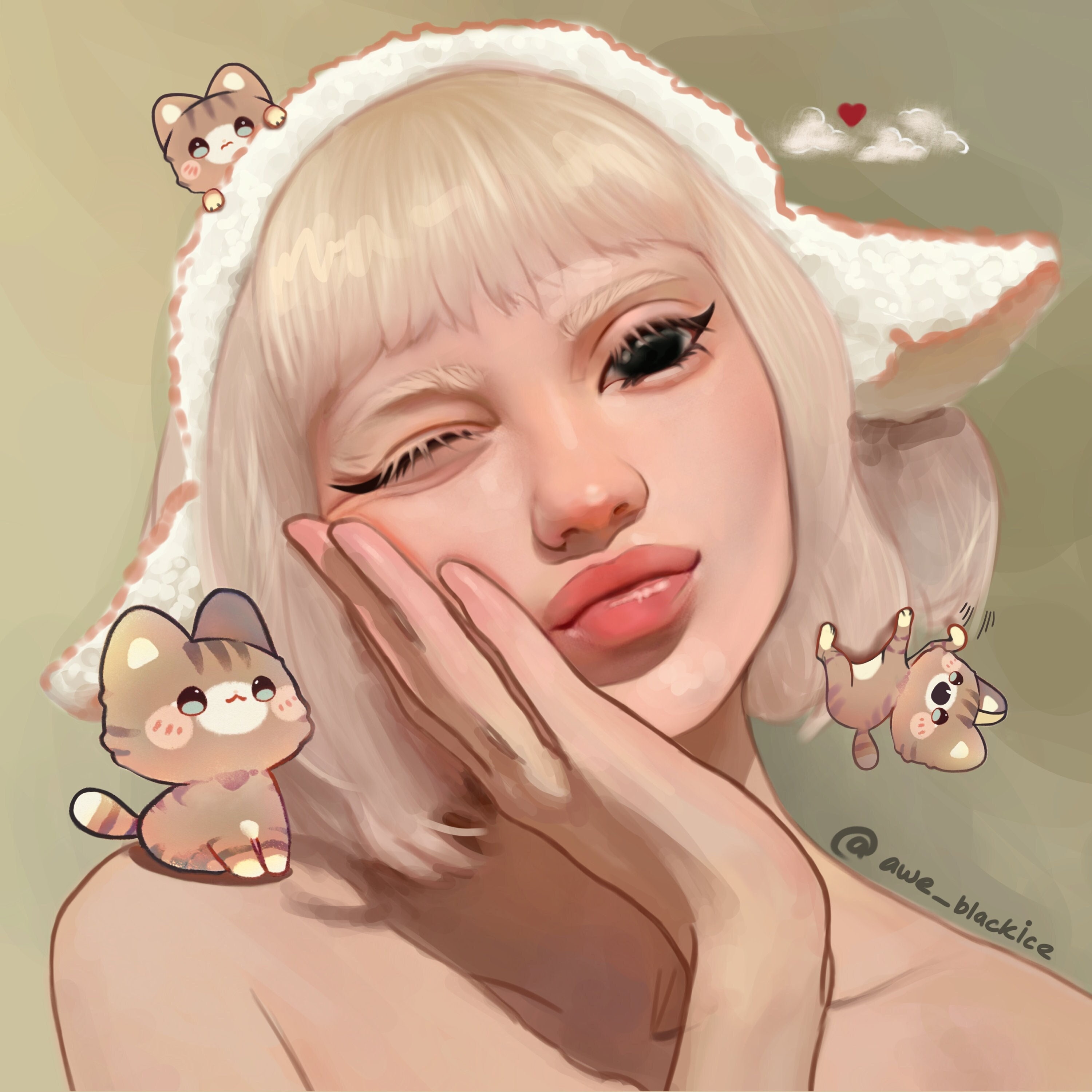 Semi- Realistic Personalized Character Portrait Commission for Original ...