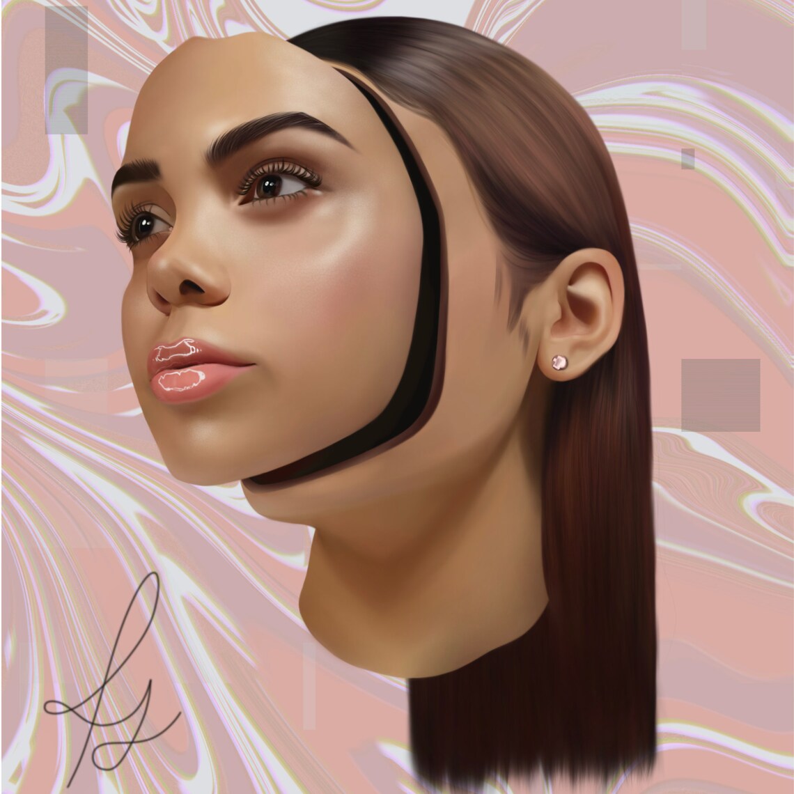 Semi- Realistic Personalized Character Portrait Commission for Original ...