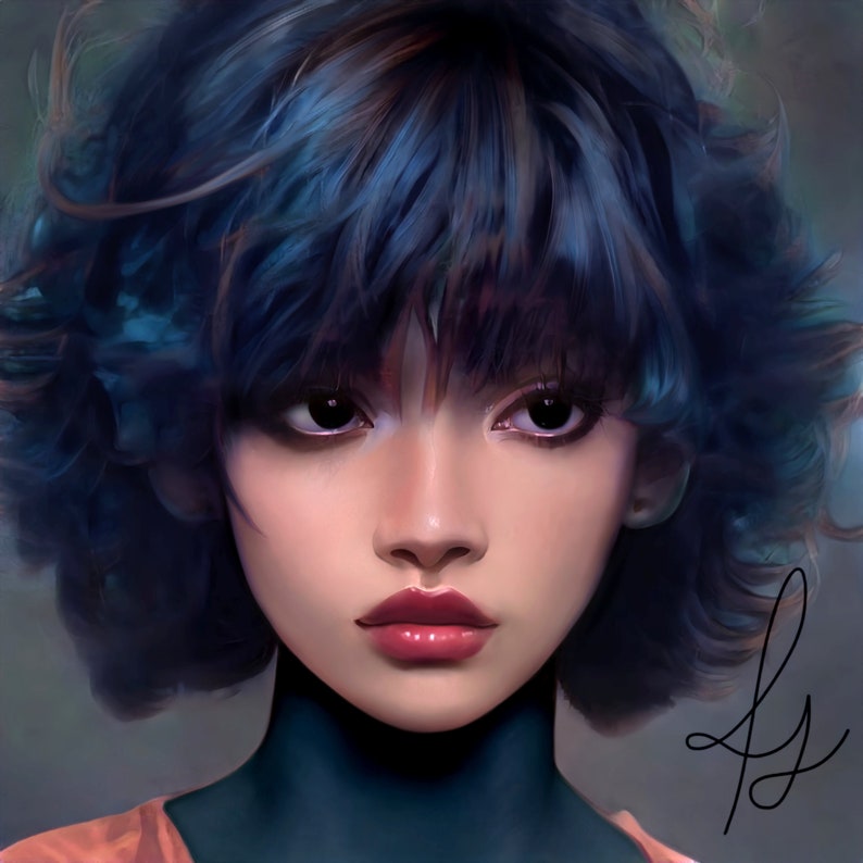 Realistic Personalized Character Portrait Commission for Original ...