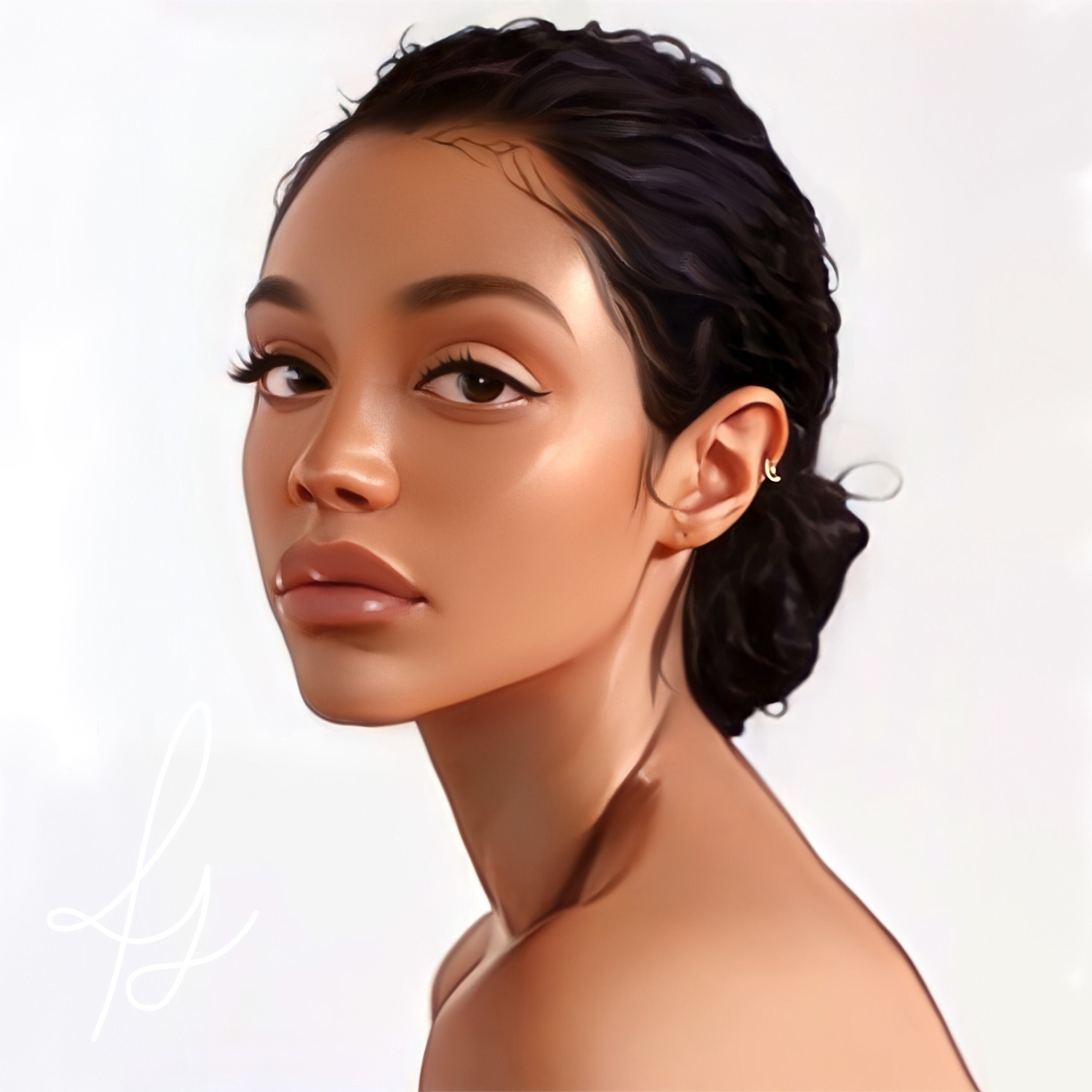 Realistic Personalized Character Portrait Commission for Original ...