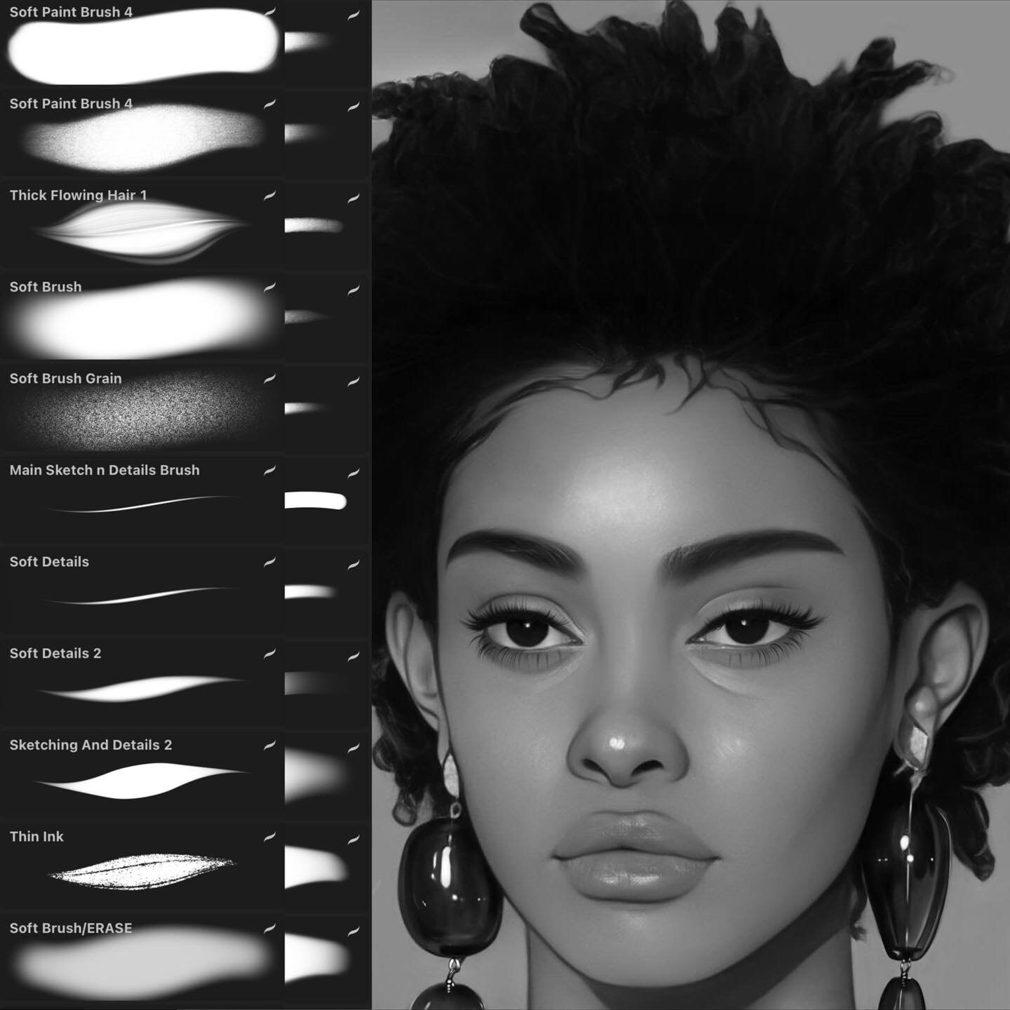 Custom Procreate Brushes 80 Brushes Full Set - Etsy