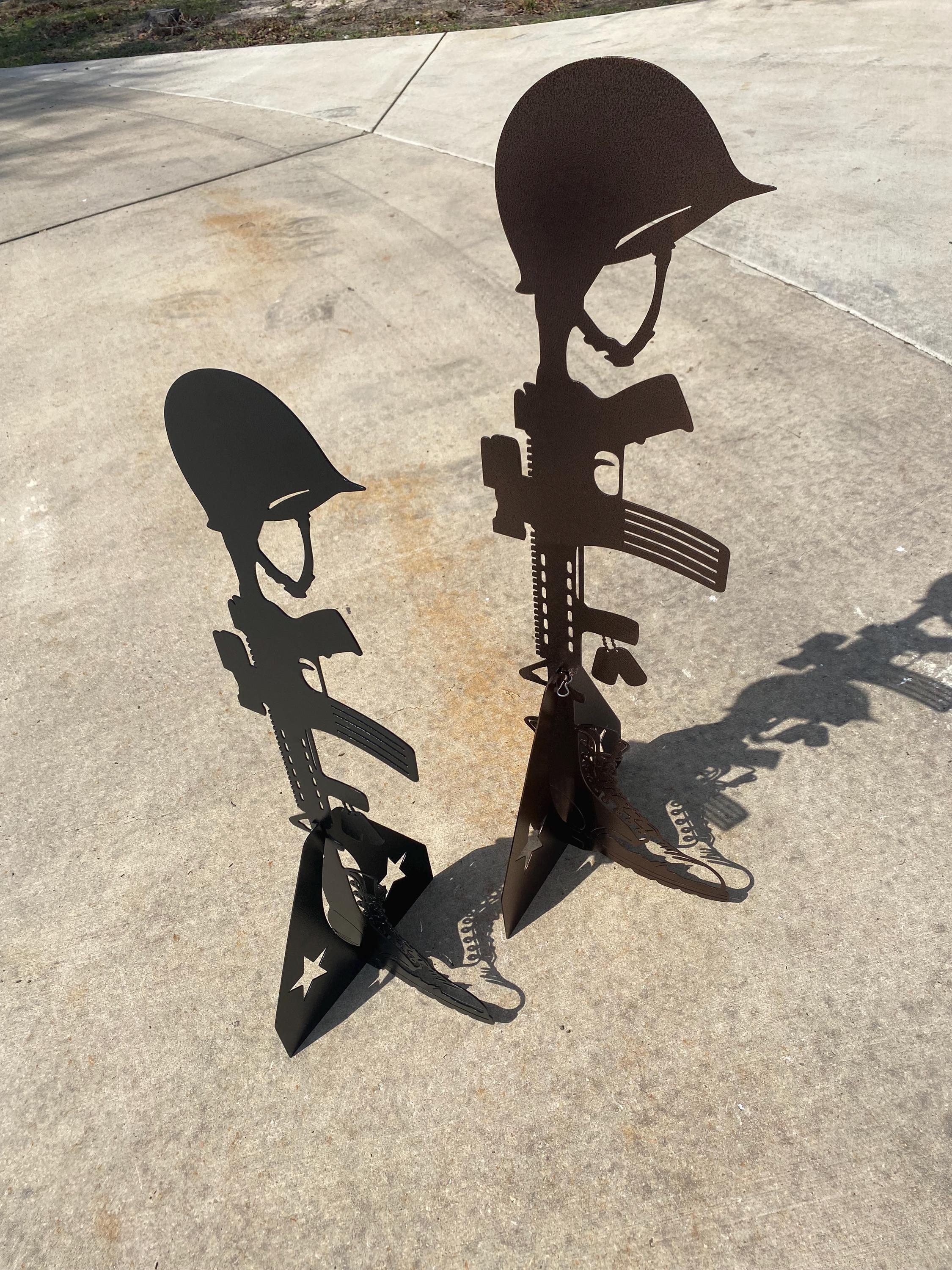 Fallen Soldier Battlefield Cross - Etsy