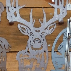 Powder Coated Metal Buck Sign With Scene - Etsy