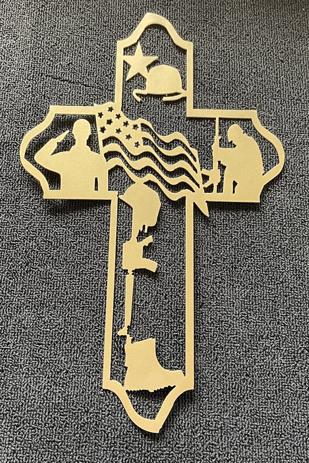 Gold Military Cross - Etsy