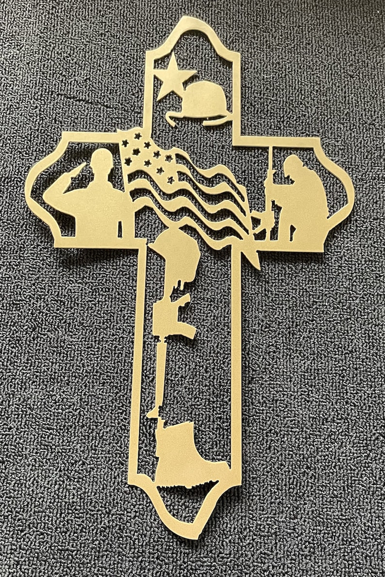 Gold Military Cross - Etsy