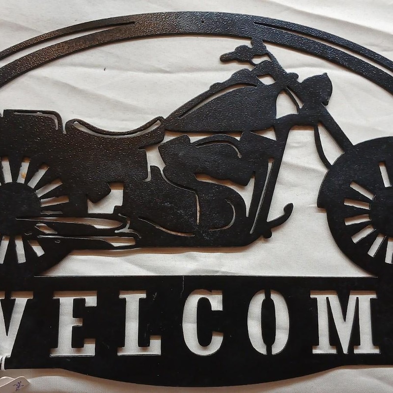 Harley Welcome Sign - Etsy