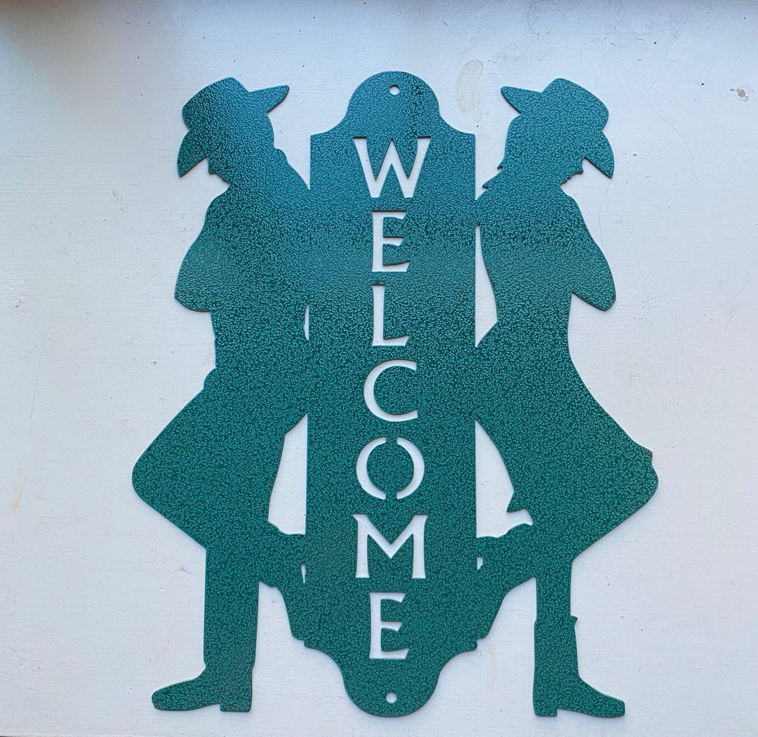Cowboy Welcome Sign - Etsy