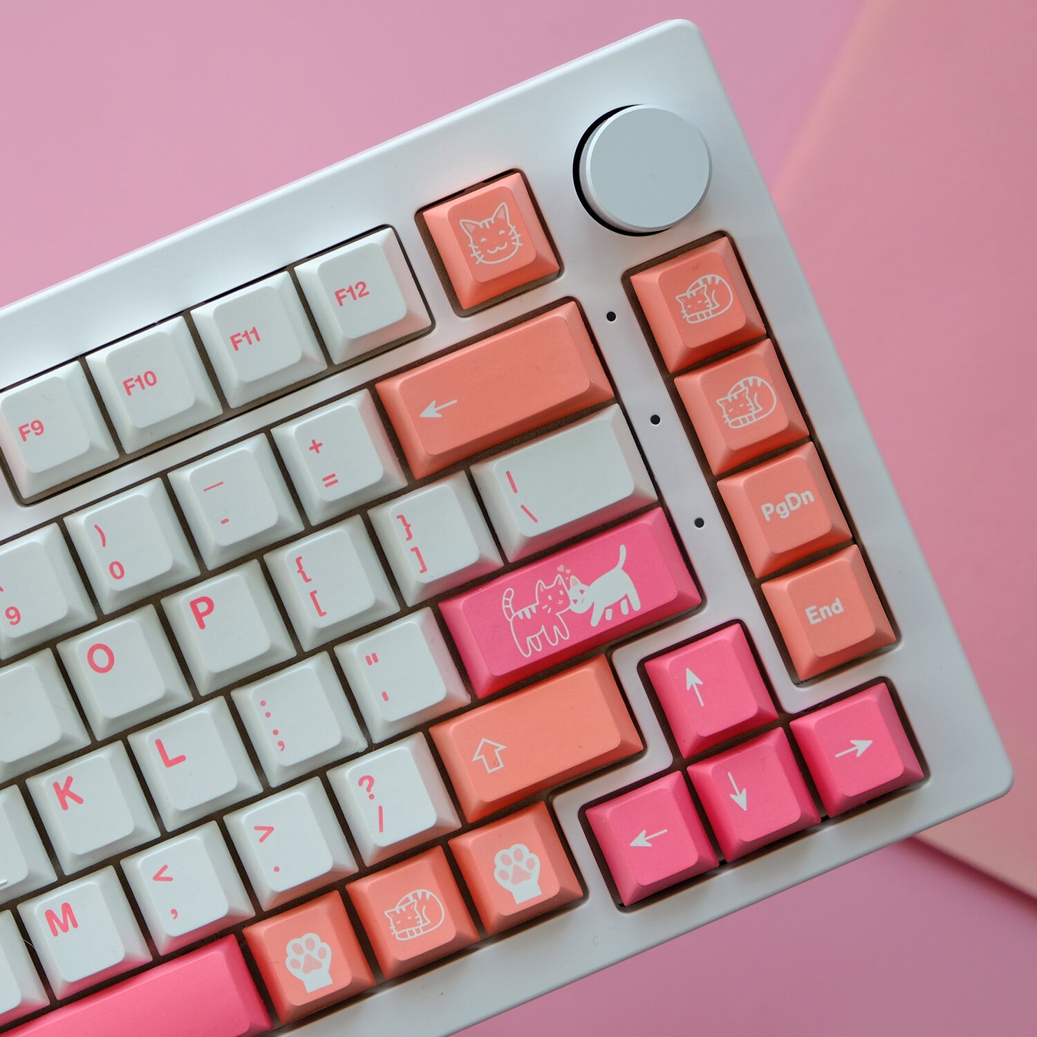 Sakura Neko Keycap Set for Mechanical Keyboard Cherry - Etsy