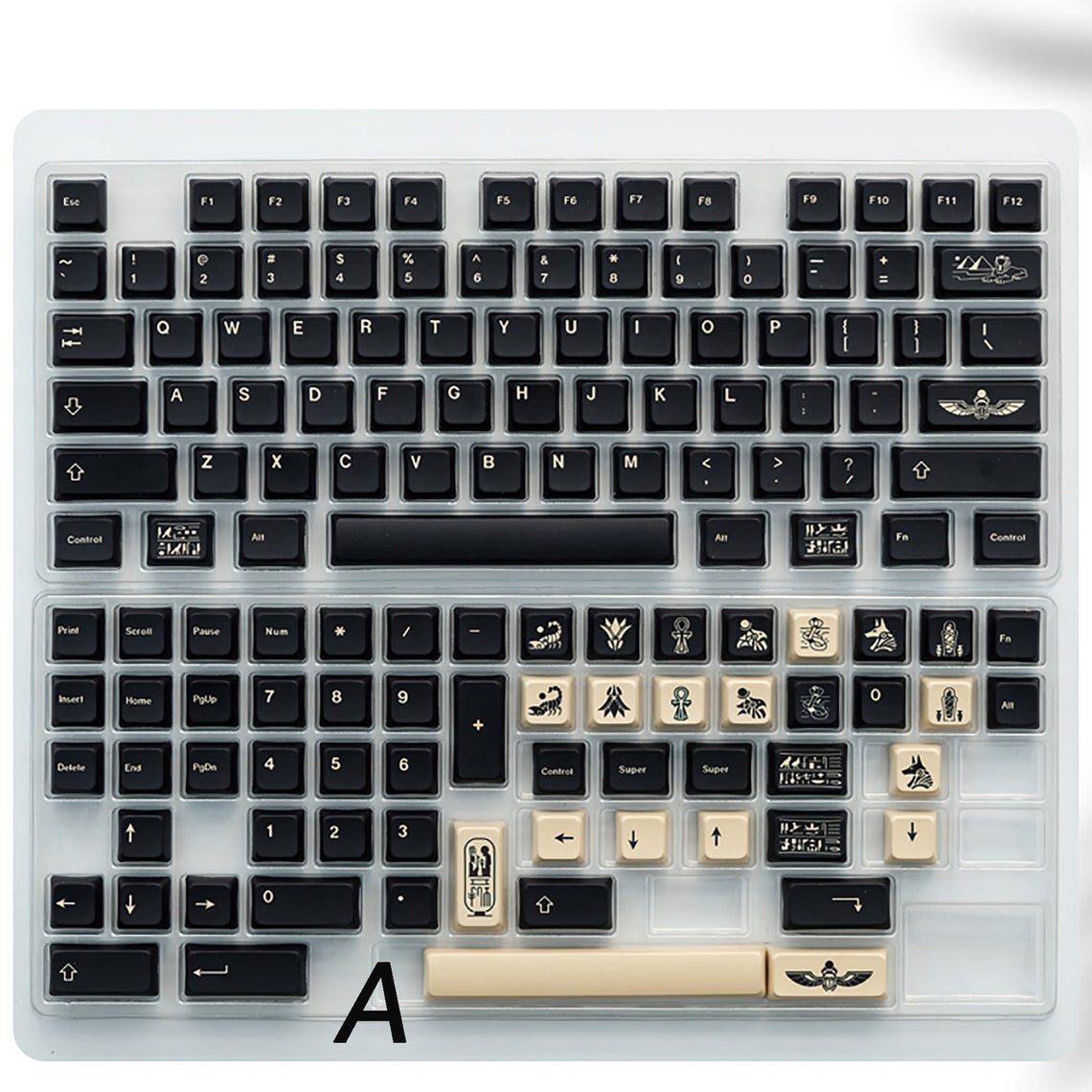 140pcsegyptian Pharaoh Theme Keycap Set Black Keycap XDA - Etsy Australia