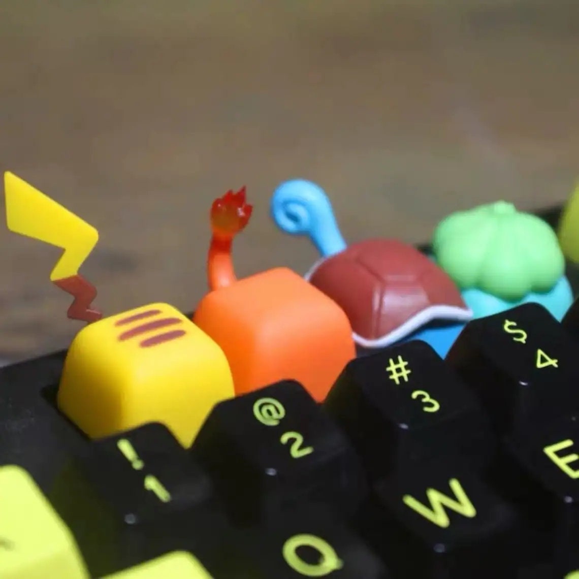 Pokemon Keycap Artisan Keycap Pokemon Keycap Sets Key Cap - Etsy UK