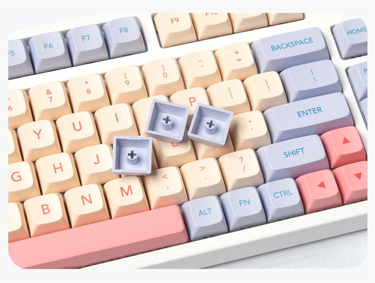 Cotton Candy Theme Keycaps-132 PCS XDA Keycap Set Good - Etsy