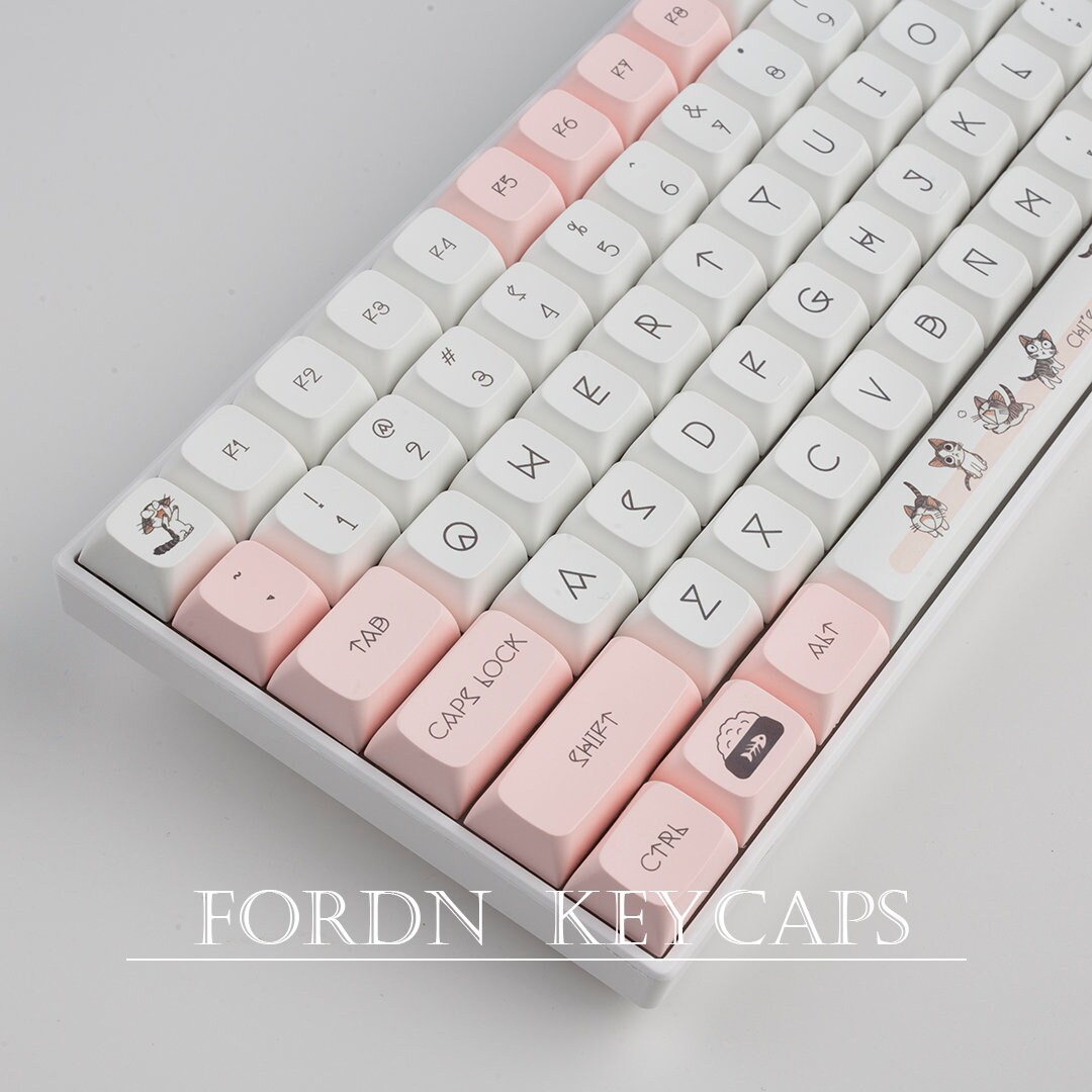 Cute Cat Keycaps Backlit Kitty Keycap Kitty Resin Artisan - Etsy UK