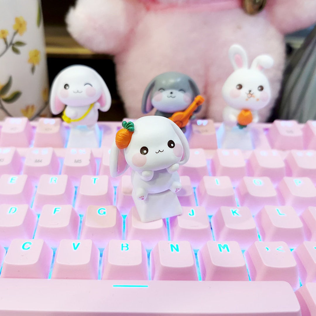 Artisan Bunny Keycap - Etsy