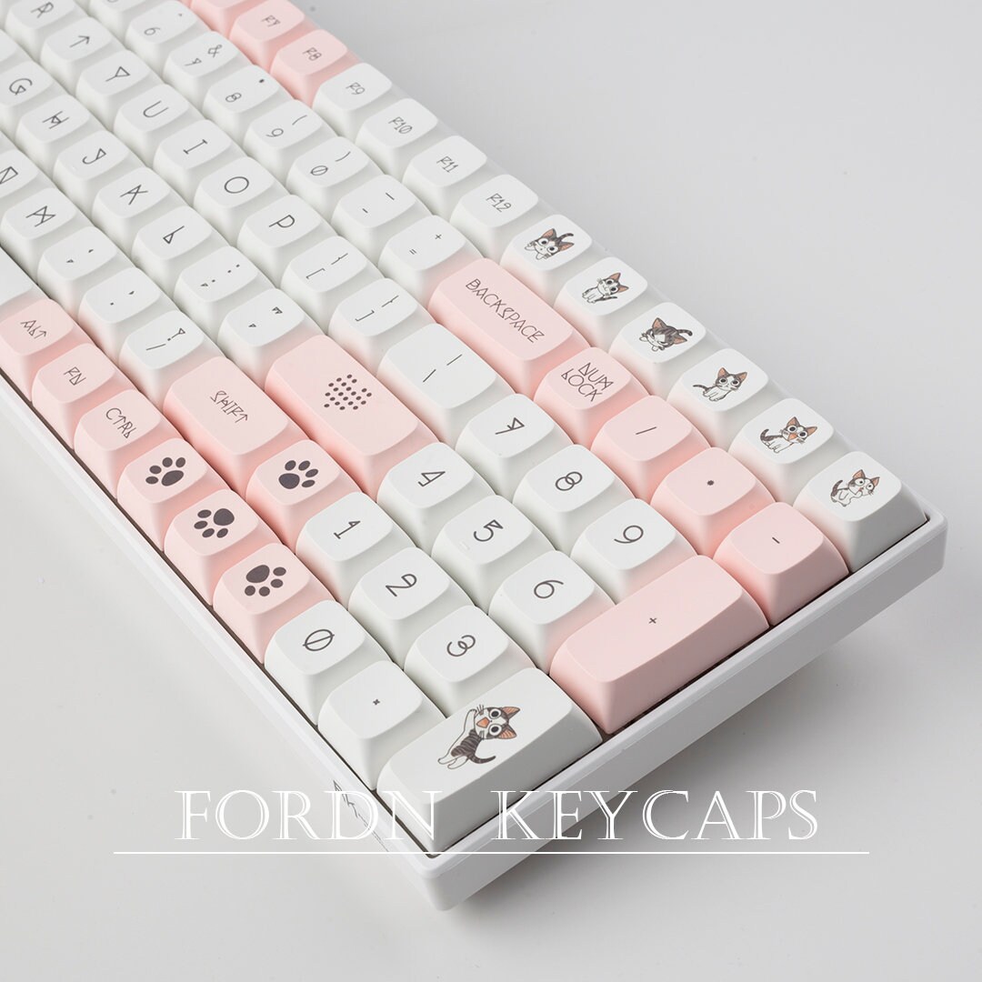 Cute Cat Keycaps Backlit Kitty Keycap Kitty Resin Artisan - Etsy UK