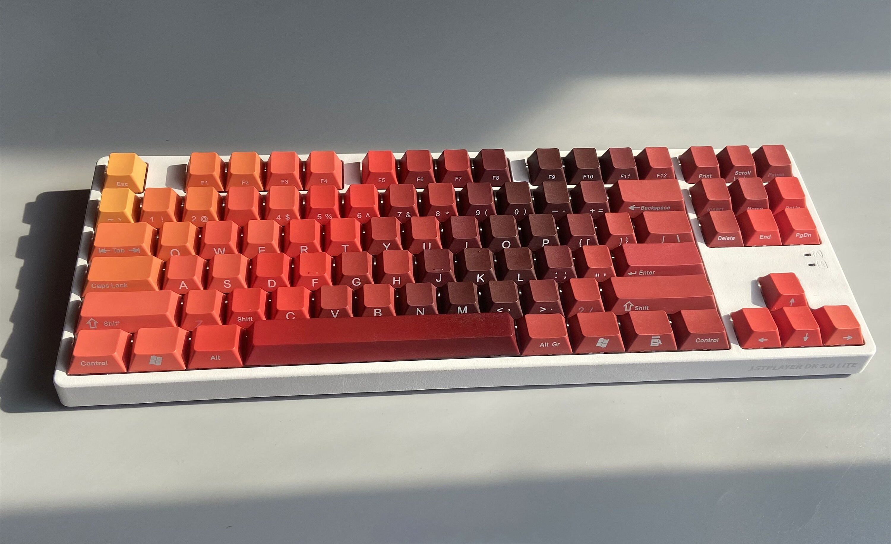 Gradient Red Keycap Set OEM Profile Shine-through PBT - Etsy