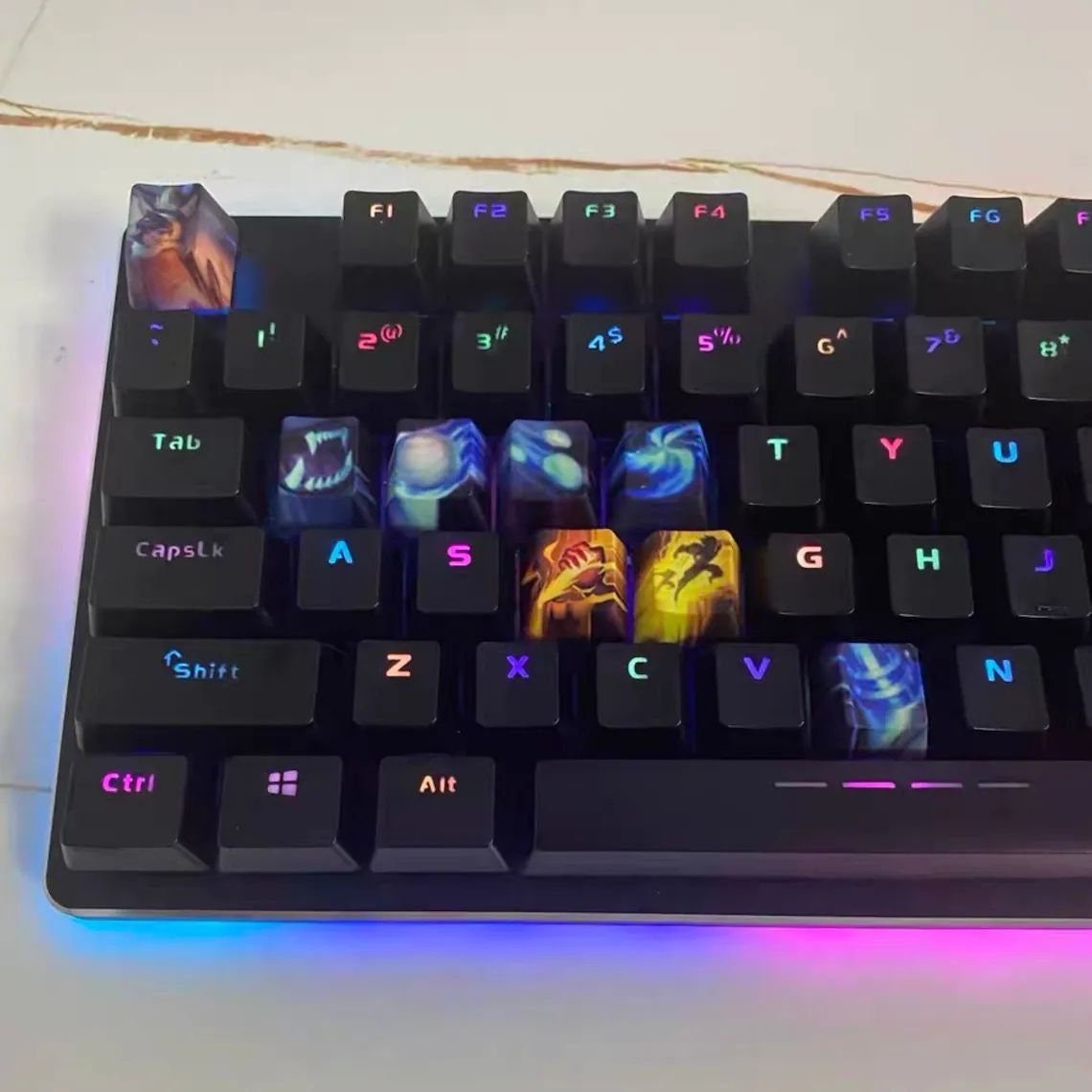 Custom League Of Legends Keycap Pbt Keycaps Cherry Mx Etsy