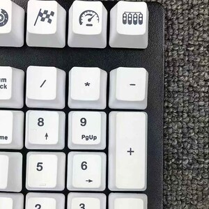 120pcs Initial D Theme Keycaps,ae86 Japanese Style Keycap Set,pbt Key ...