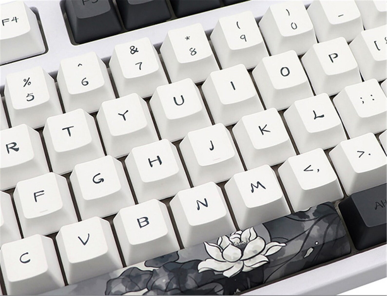 124pcs Lotus Flower Theme Keycap Set Chinese Ink Keycap Set - Etsy Canada