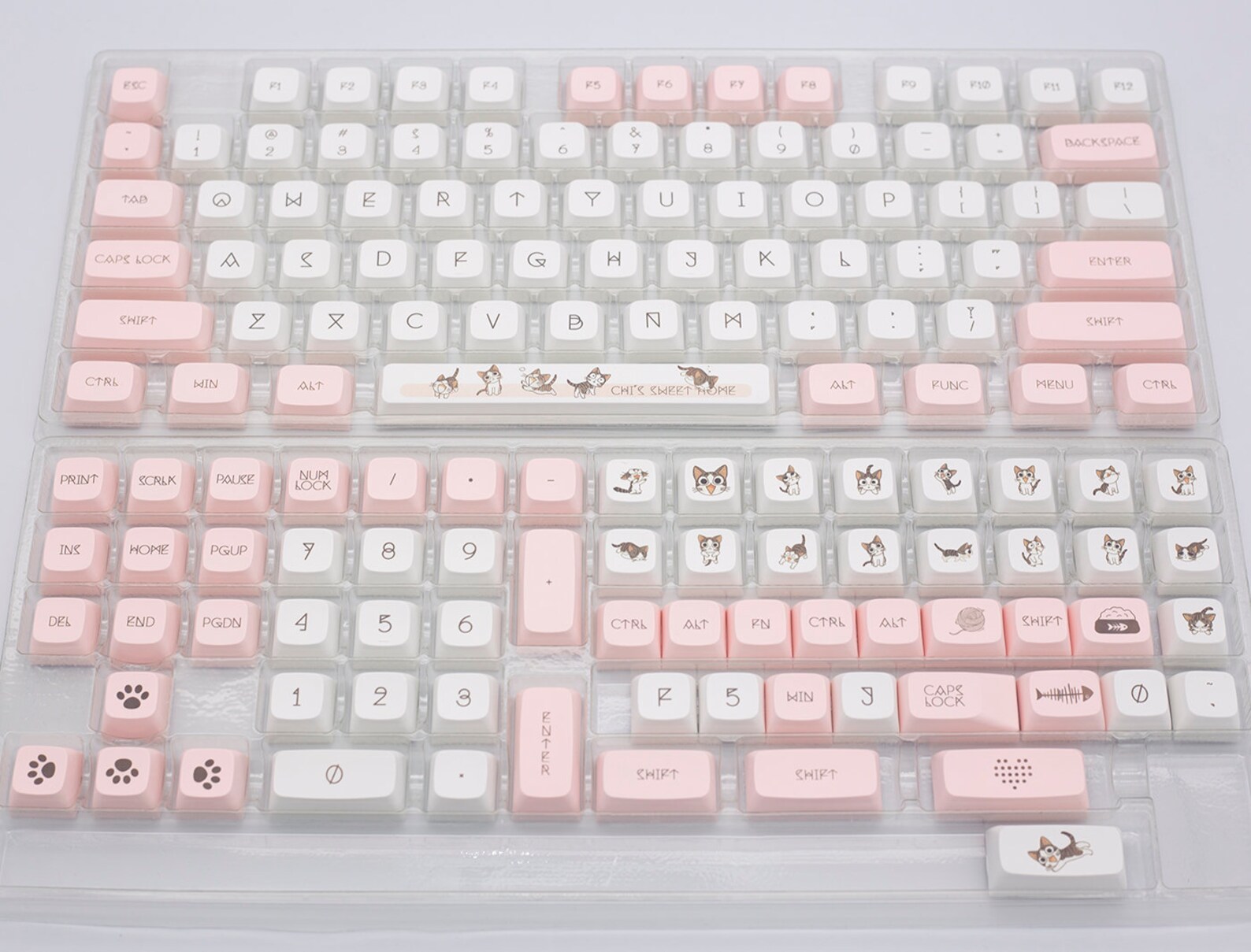 Cute Cat Keycaps Backlit Kitty Keycap Kitty Resin Artisan - Etsy UK