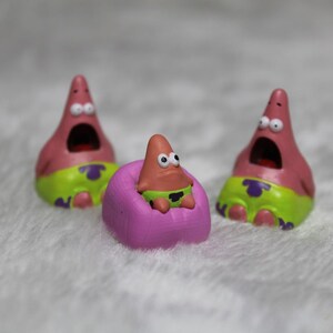 Baby Patrick Star Sitting on the Sofa Inspired Resin Artisan Keycap Key ...