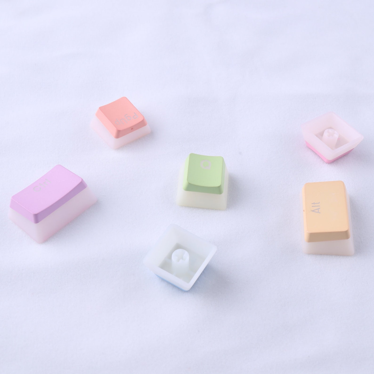 108pcs Double Shot Pudding-style Keycap Set PBT Keycap Pink - Etsy