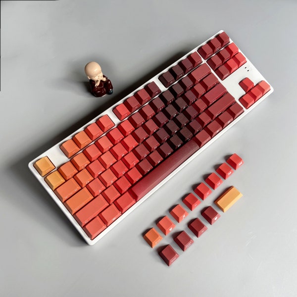 Red Shine Through Keycap - Etsy