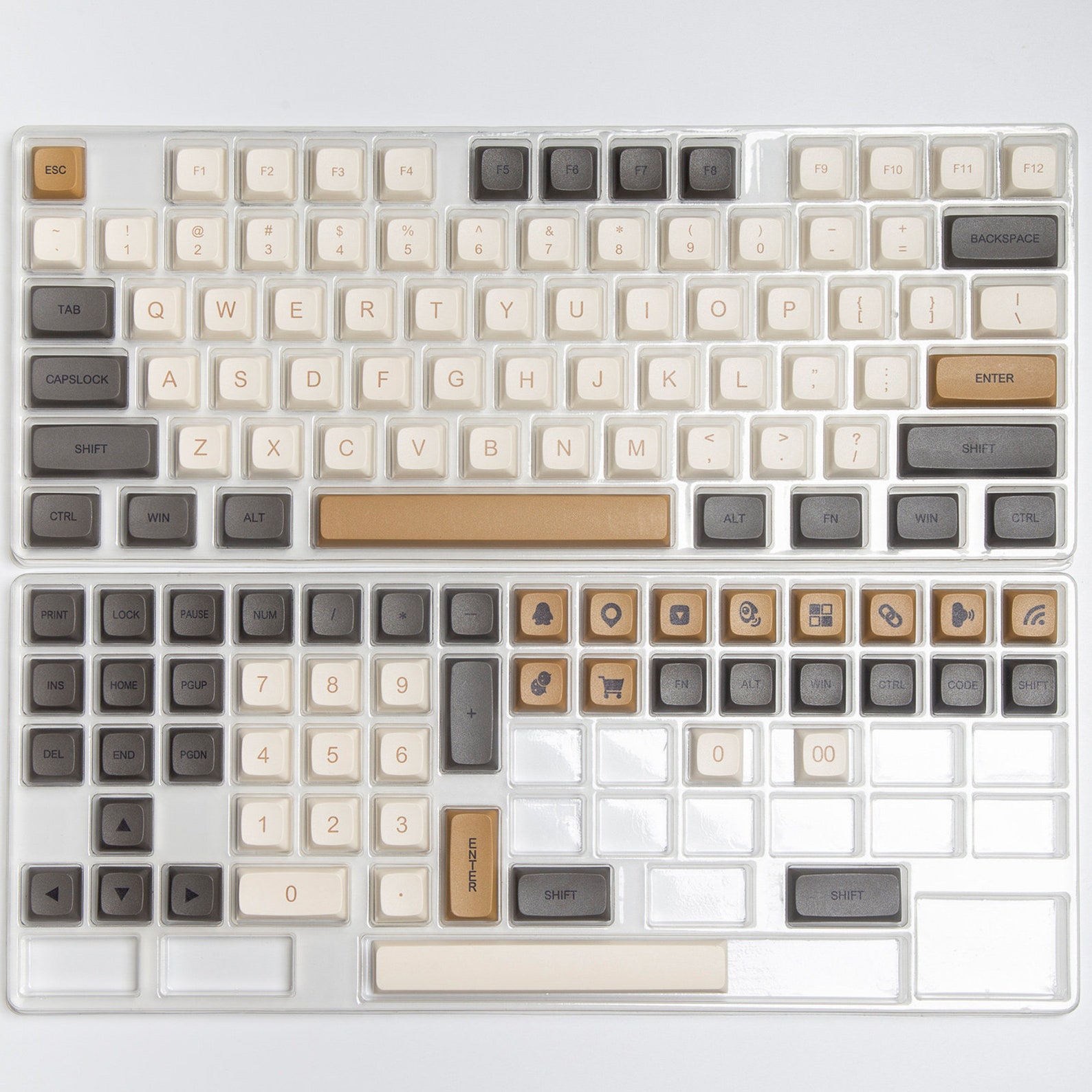 Minimalistic Coffee Shop Keycaps XDA Profile PBT Plastic - Etsy Canada