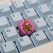 Baby Patrick Star Sitting on the Sofa Inspired Resin Artisan Keycap Key ...