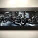 Framed Monochromatic Three Piece Motorcycle Collage Wall Decor - Etsy
