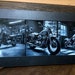 Framed Monochromatic Three Piece Motorcycle Collage Wall Decor - Etsy