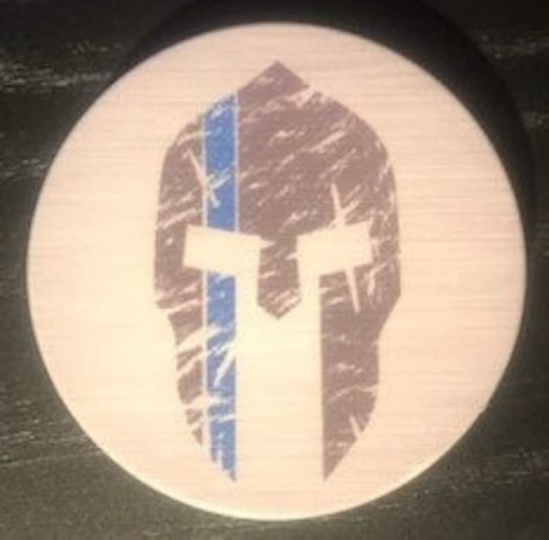 Thin Blue Line Flag or Warrior Helmet Socket Mobile Phone - Etsy