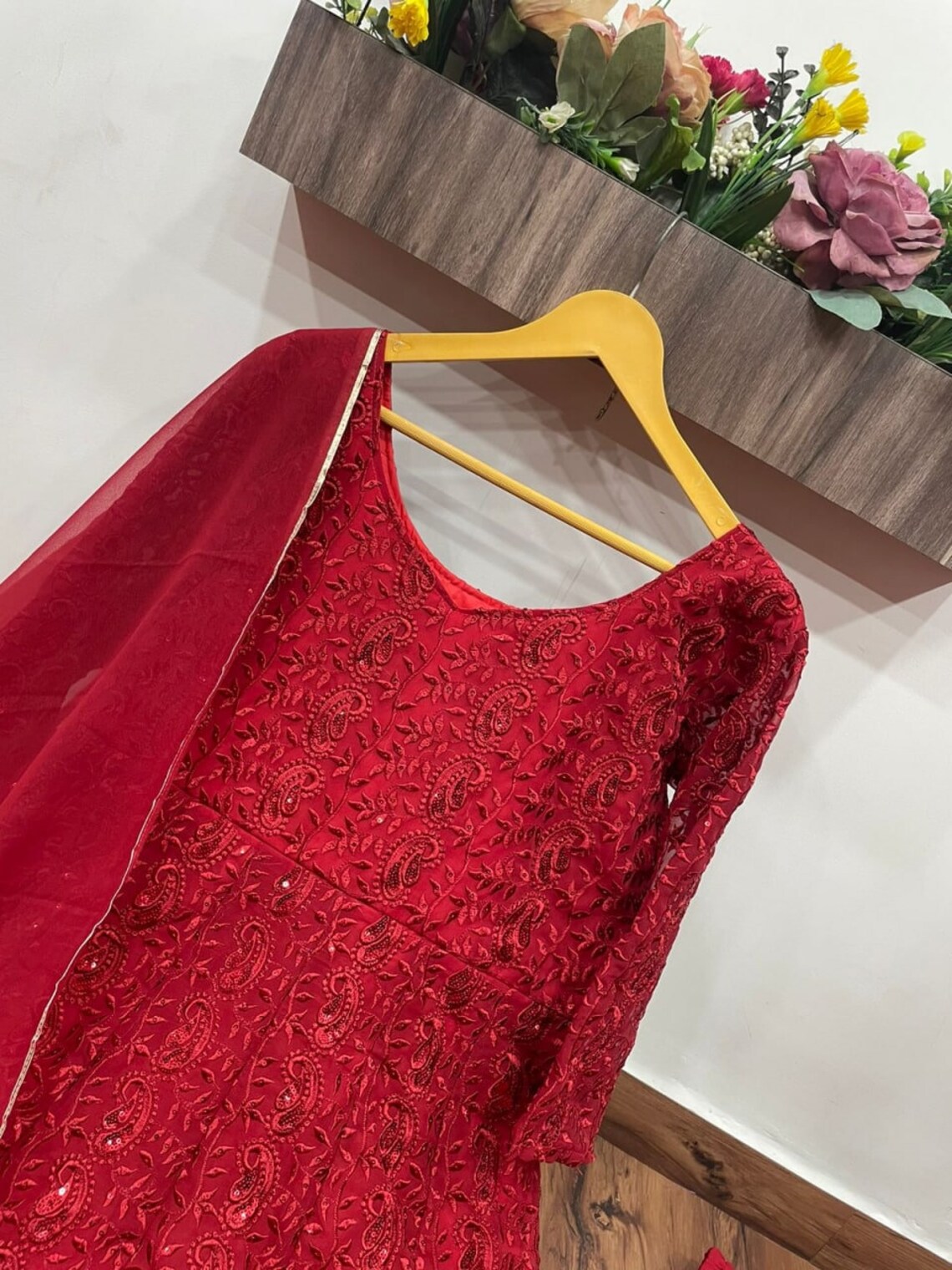 RED Salwar Suit Designer Dress Wedding Suit Ready to Wear - Etsy