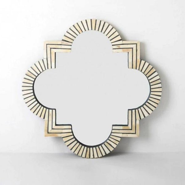 Bone Inlay Mirror - Etsy