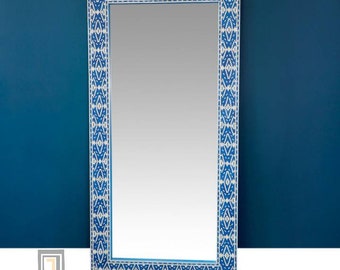 Large Bone Inlay Mirror - Etsy