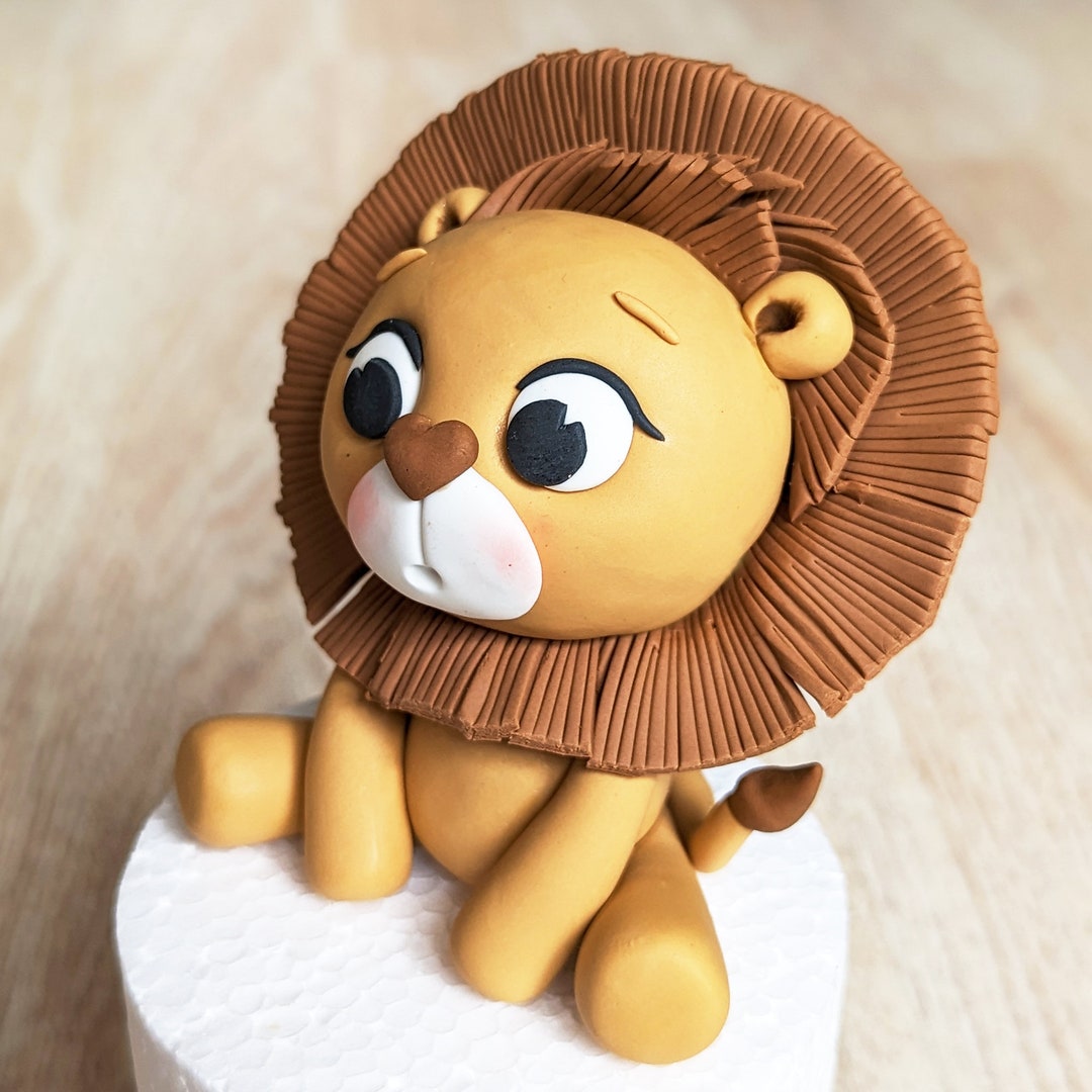 Edible Lion Cake Topper. - Etsy