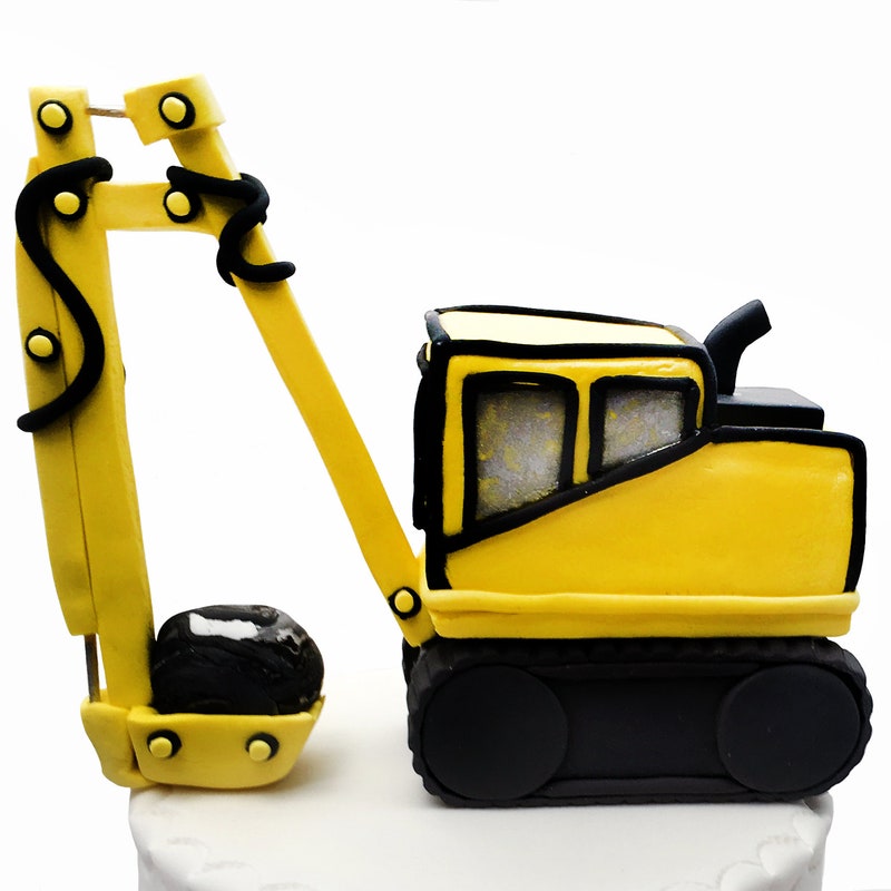 Excavator Cake Topper - Etsy